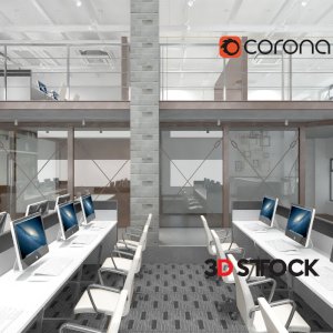 Office Set 14 - 3D Stock : 3D Models for Professionals