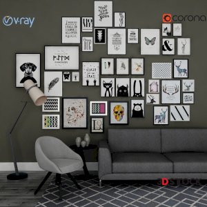 Painting Tables 350 - 3D Stock : 3D Models for Professionals