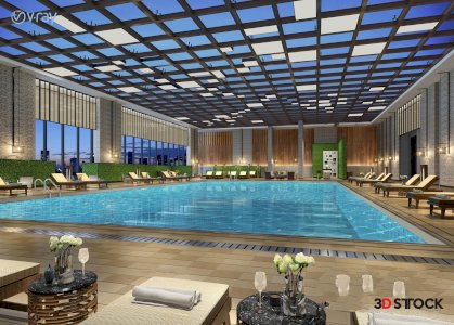 pool modeling - 3D Stock : 3D Models for Professionals