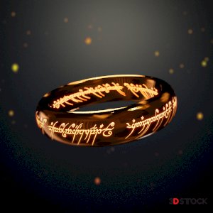The One Ring - 3D Stock : 3D Models for Professionals