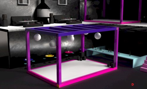 DISCO STAGE/DANCE STAGE - 3D Stock : 3D Models for Professionals